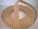 AMERICAN WHITE OAK Sanded Real Wood Edging, Pre-Glued Iron-On - 50mm W